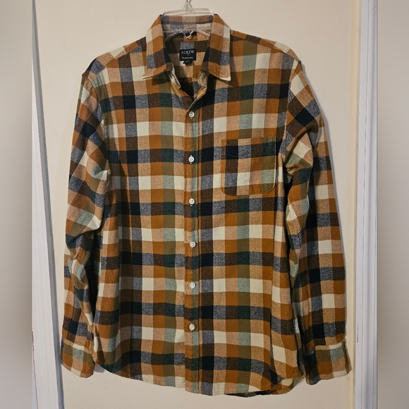 J. Crew | Tops | J Crew Plaid Flannel Shirt | Poshmark